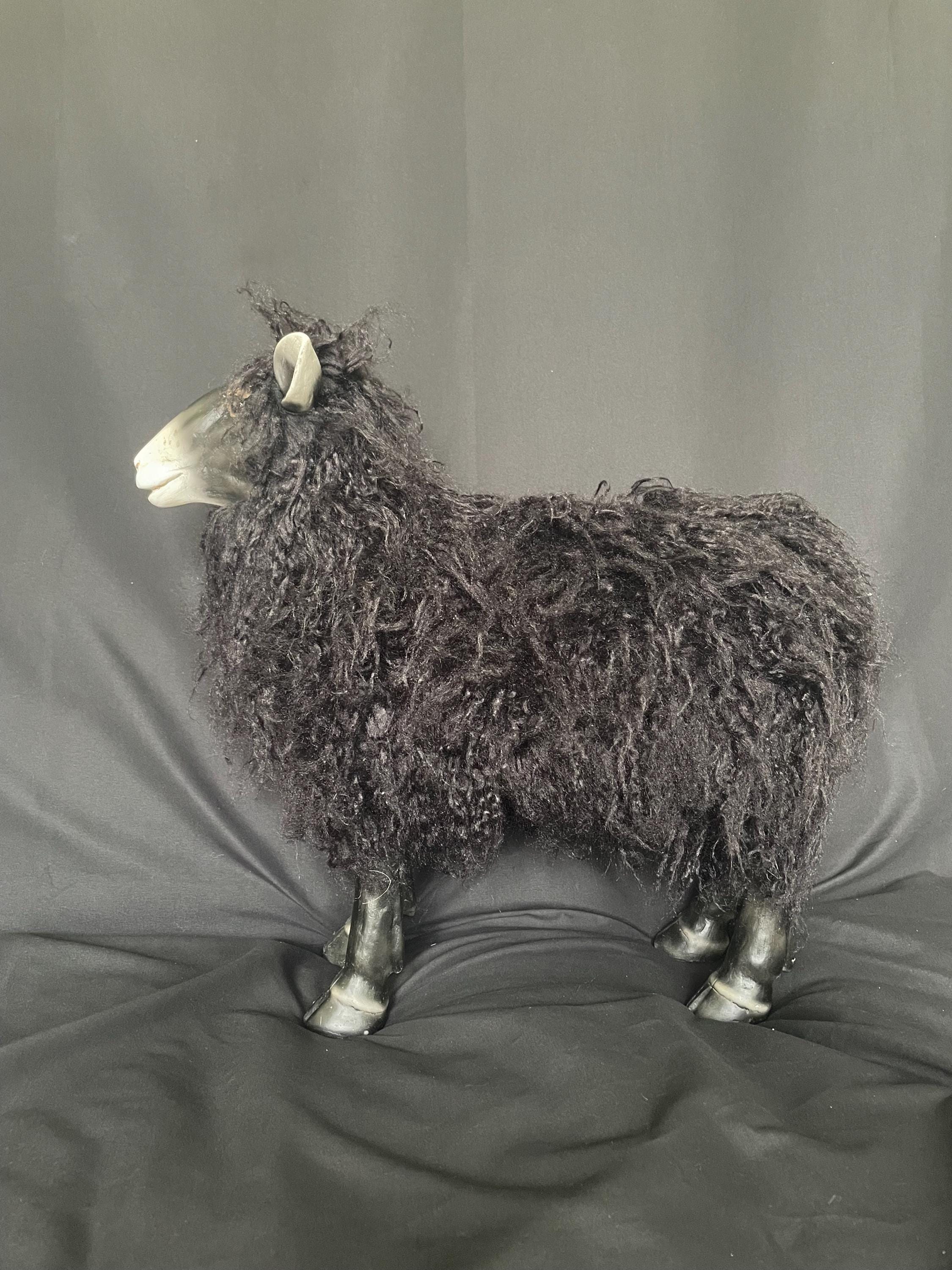 Limited Edition Mark Roberts Realistic Wool Black Sheep - Etsy