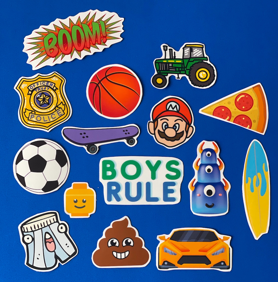 Fun BOYS Adventure Sticker Pack - Etsy