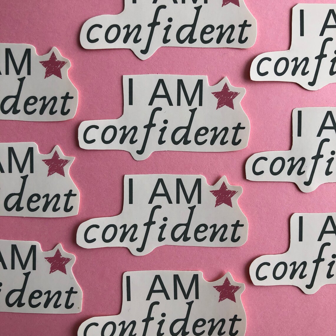 I AM Confident Affirmation Sticker - Etsy UK
