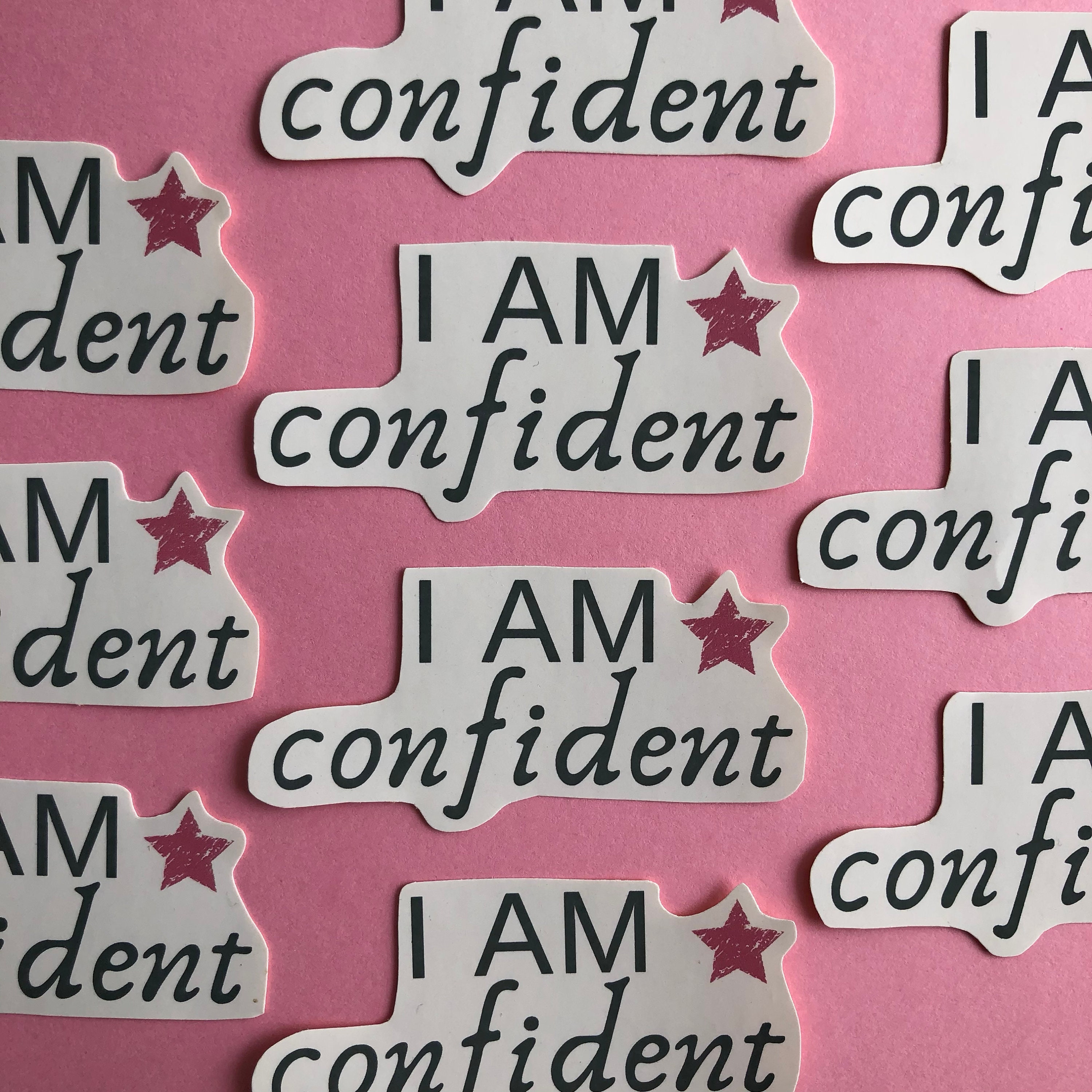 I AM Confident Affirmation Sticker - Etsy UK