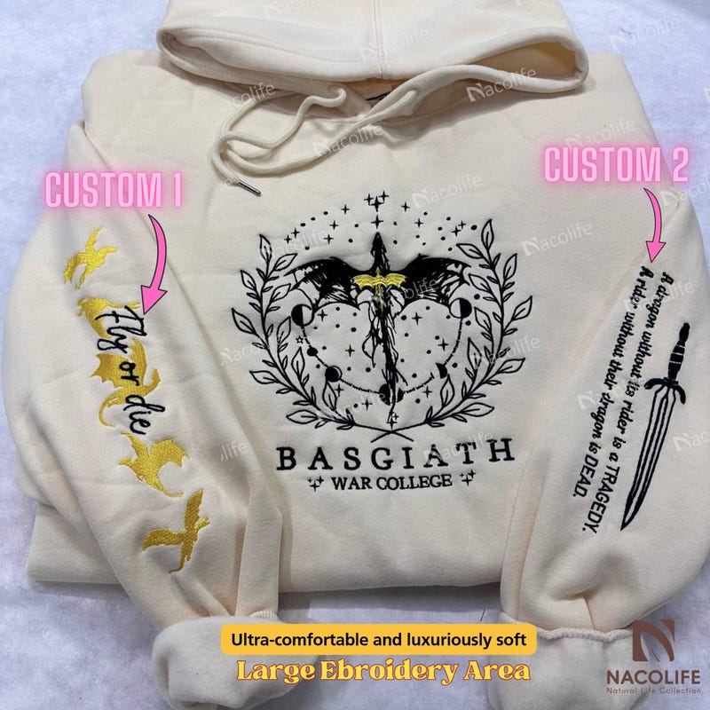 Fourth Wing Custom Hoodie - Etsy