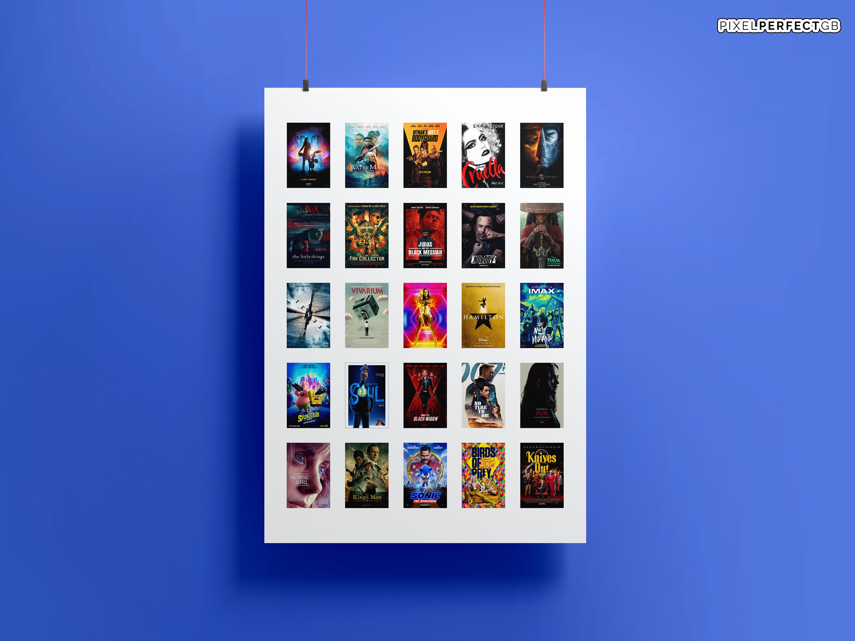 Custom Movie Poster Collage A3 Print - Etsy UK