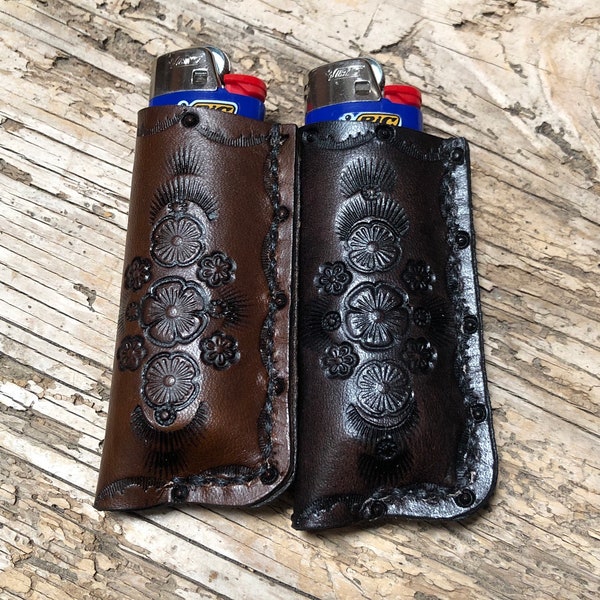 Leather Lighter Case - Etsy