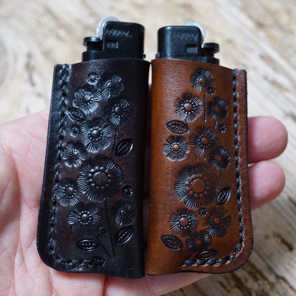 Leather Lighter Case - Etsy