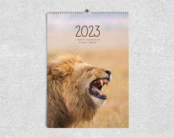 2023 Wildlife Calendar - Etsy