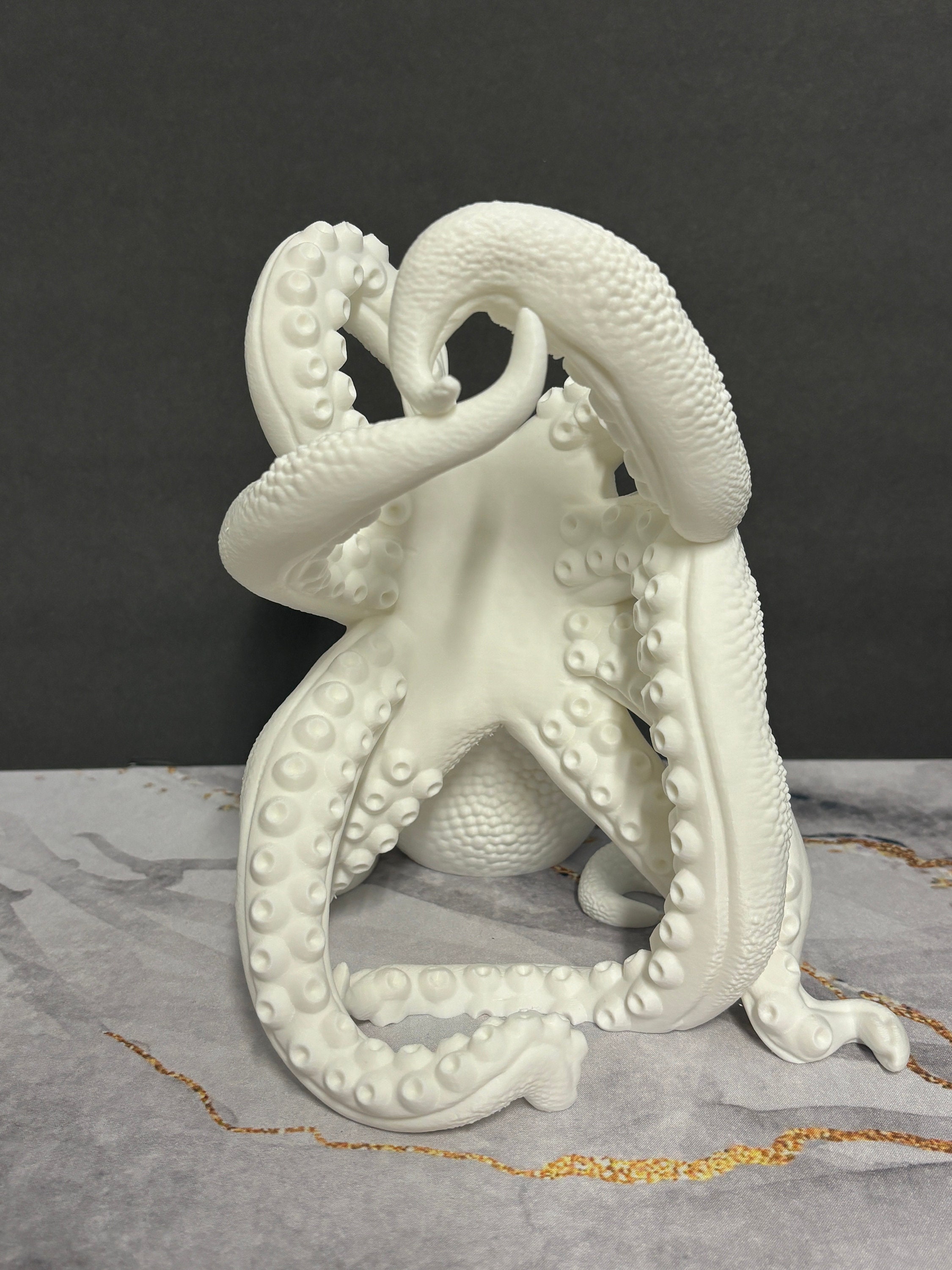 White Octopus Wine Bottle Holder Wine Display Wine Storage - Etsy