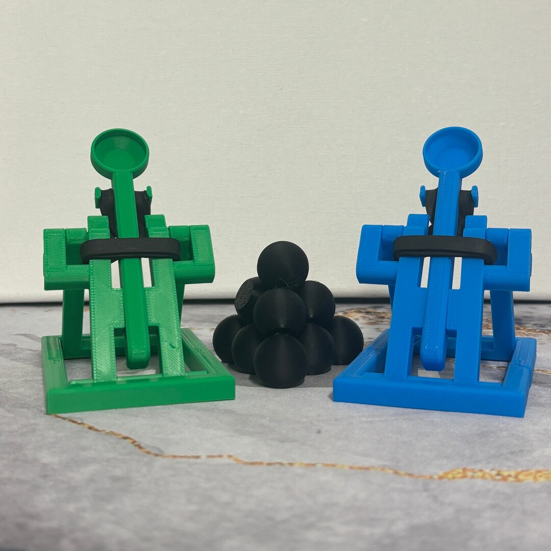 3D Printed Desktop Catapult Set - Etsy