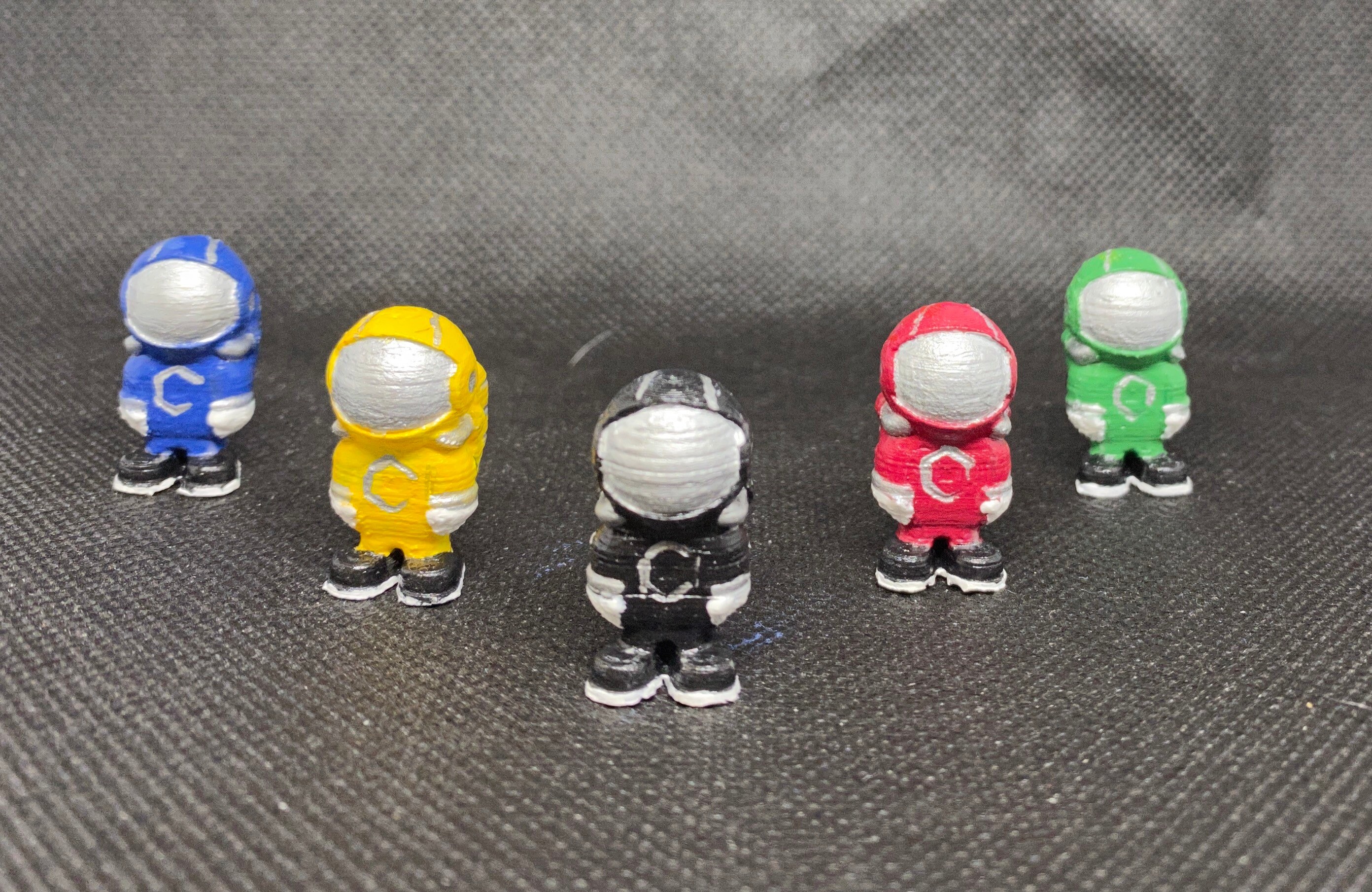 Hand Painted Astronaut Player Pieces | Etsy