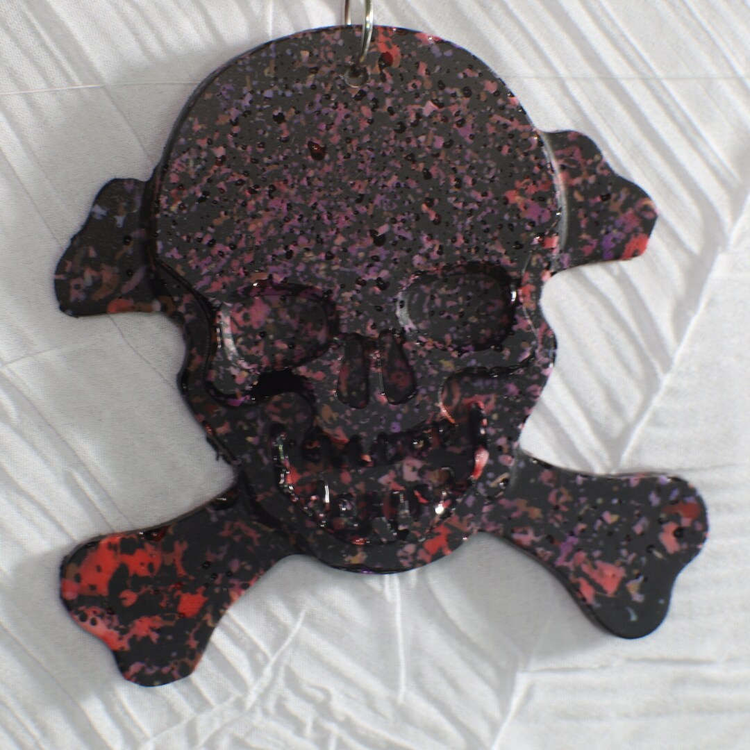 Recycle PLA Skull and Crossbones Key Chain - Etsy