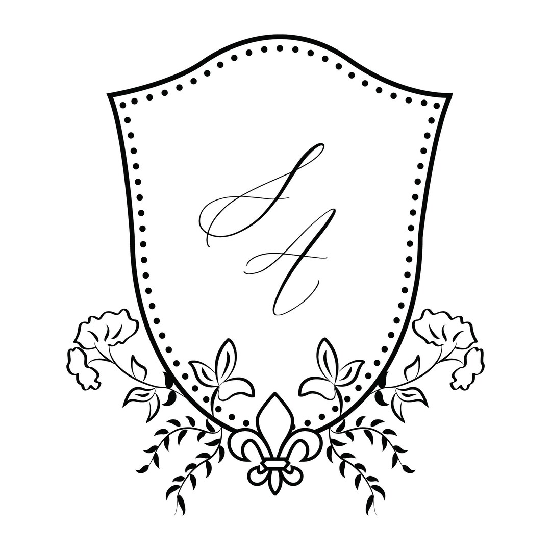 Digital Wedding Monogram - Etsy