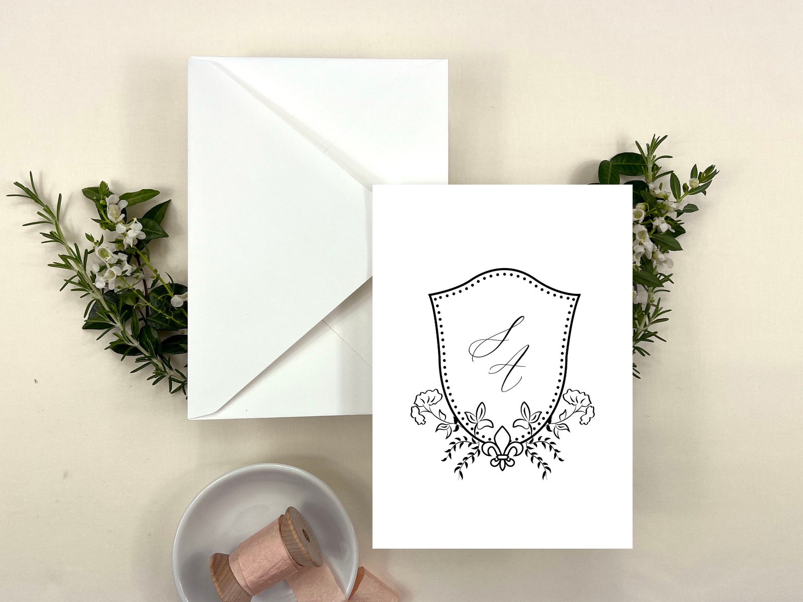 Digital Wedding Monogram - Etsy