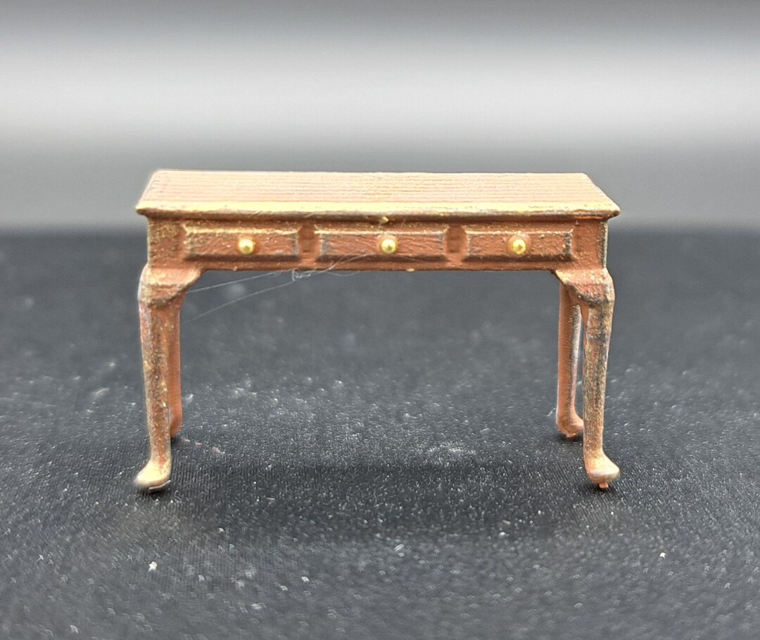 3 Drawer Counsel Style Table 1:48 Scale DIY Kit - Etsy
