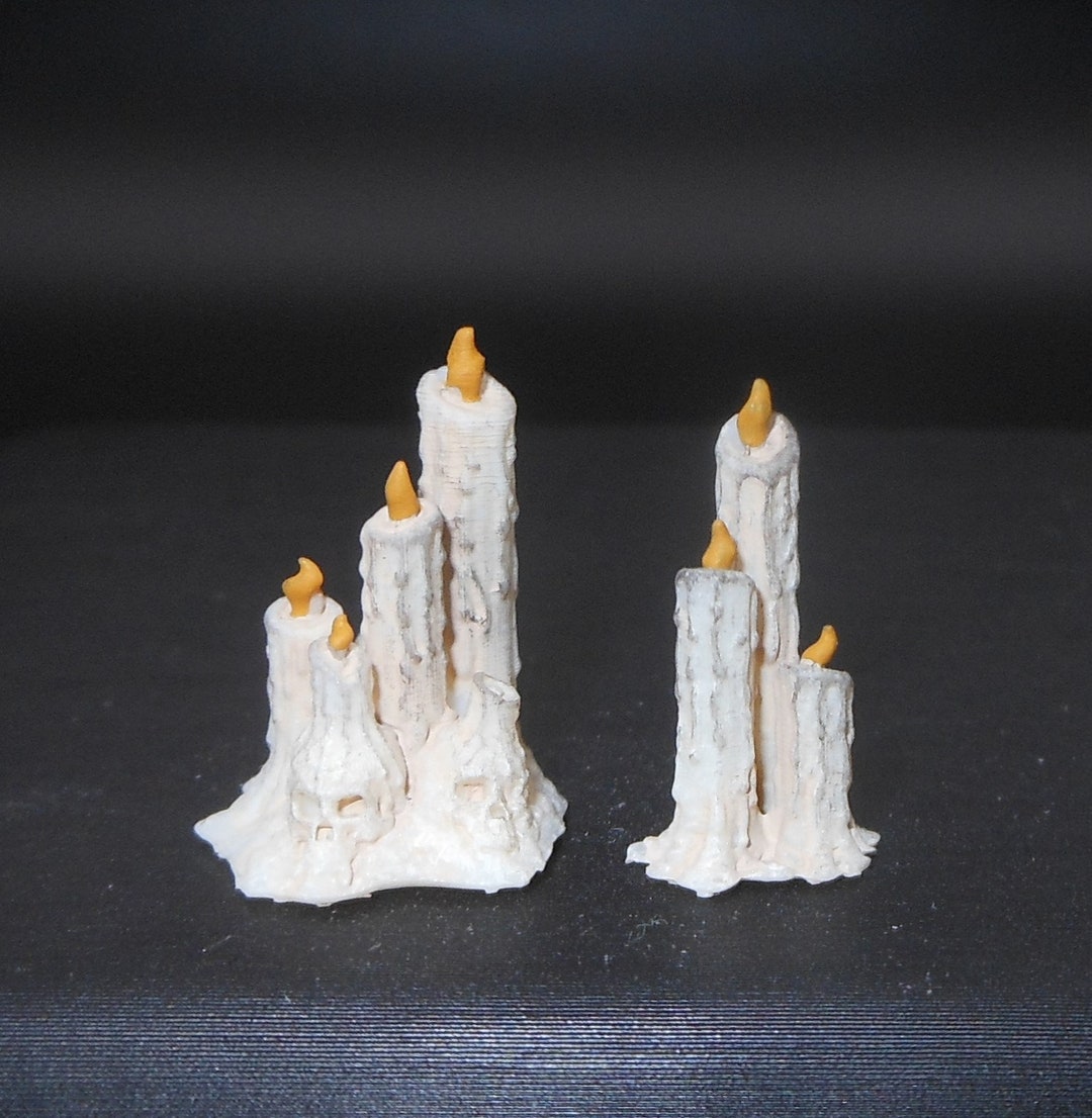 3D Printed Candles 1:48 Scale DIY KIT - Etsy