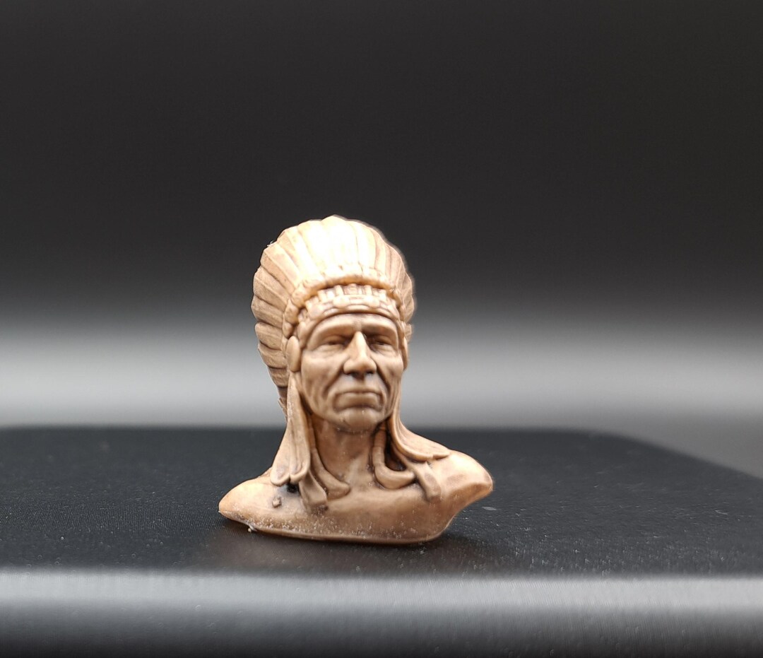 Native American Chief Bust 1:24 Scale DIY KIT - Etsy