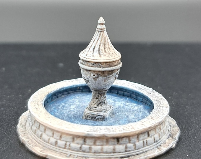 Garden Fountain 1:48 Scale DIY KIT - Etsy