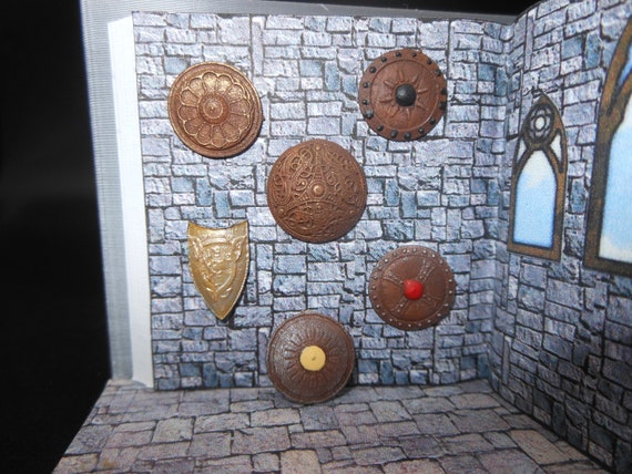 Shields Grouping of 8 Different Styles DIY Kit 1:48 Scale | Etsy