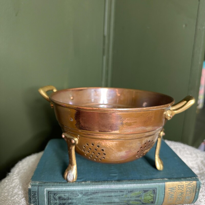 Copper Colander - Etsy