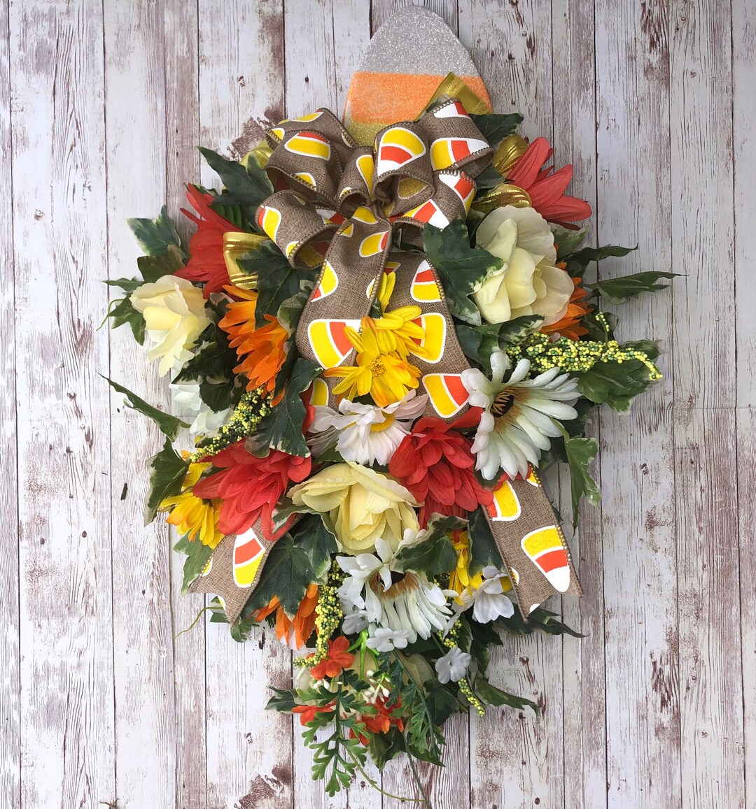 Candy Corn Fall Swag Mais caramellato Swag autunnale Decoro autunnale ...