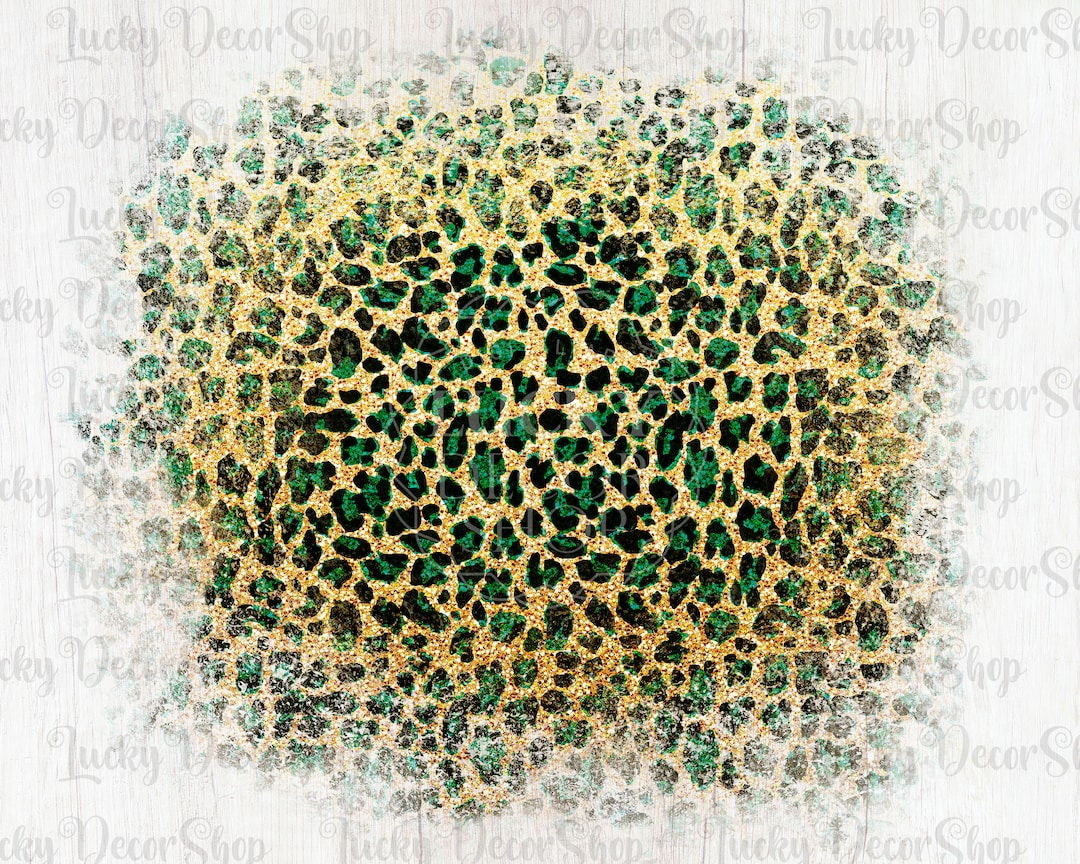 Glitter Leopard PNG, Distressed Leopard, Background Png, Sublimation ...