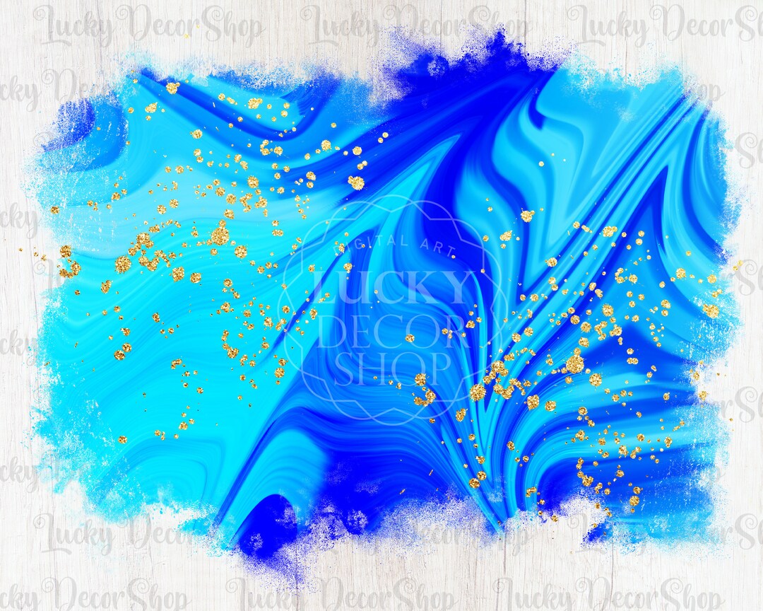 Blue Background Png, Blue Marble Texture Png, Sublimation Designs ...