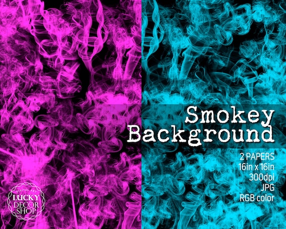 Smokey Background Pink Smokey Blue Smokey Digital Paper - Etsy