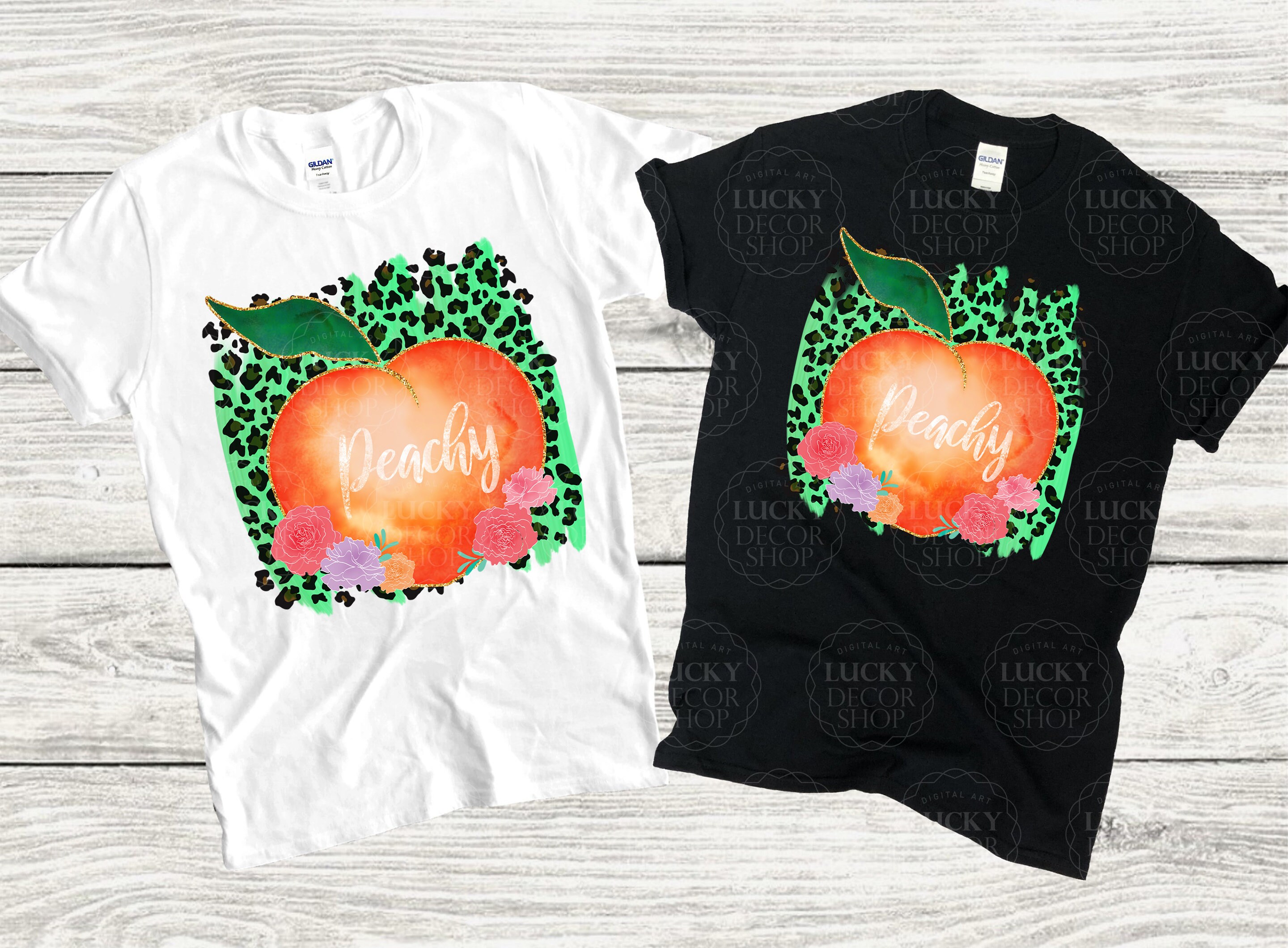 Peach PNG Sublimation File, DIGITAL DOWNLOAD, Leopard Peach ...