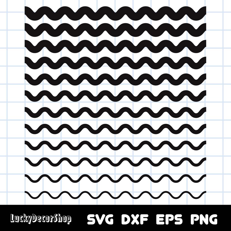 Squiggly Line Svg - Etsy