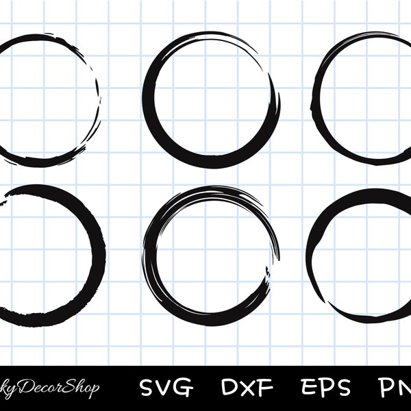 Circle Svg - Etsy