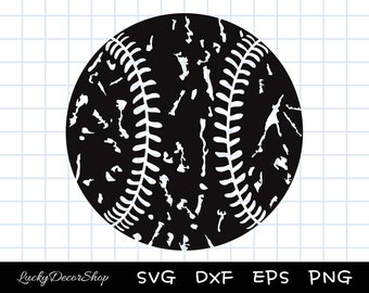 Grunge Baseball Svg Distressed Baseball Svg Eps Dxf Baseball Team ...