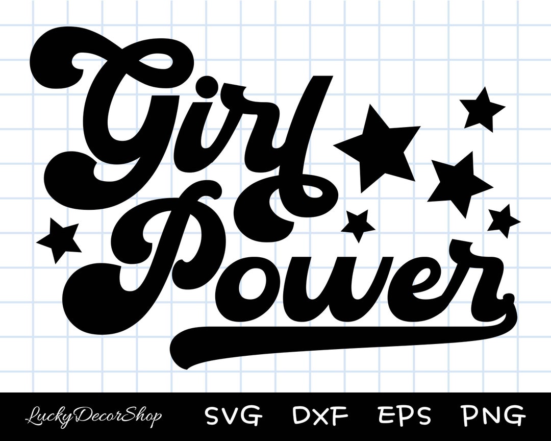 Girl Power Svg, GRL PWR SVG, Girls Tshirt, Silhouette, Cricut, Cut File ...