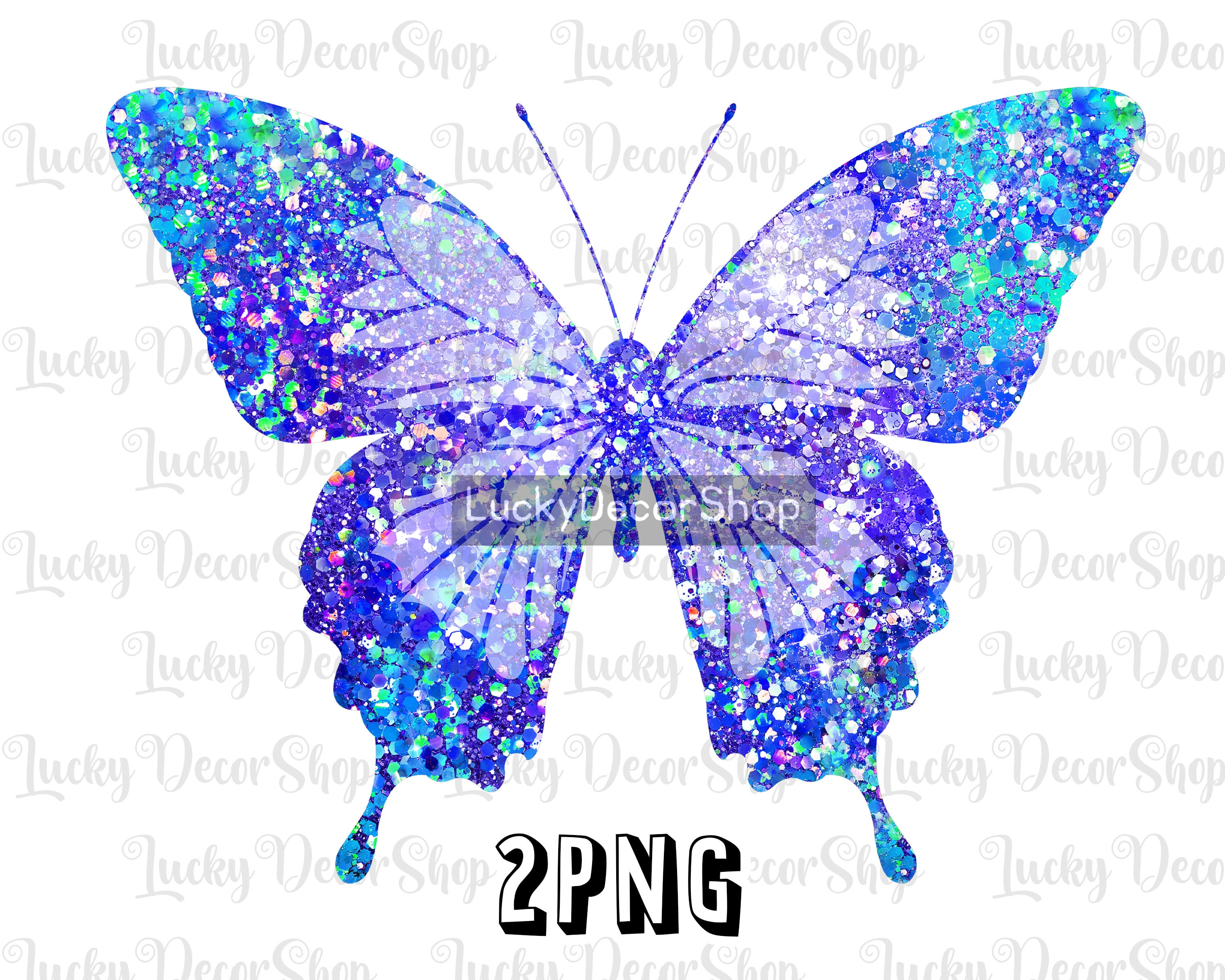 Glitter Butterfly Graphic
