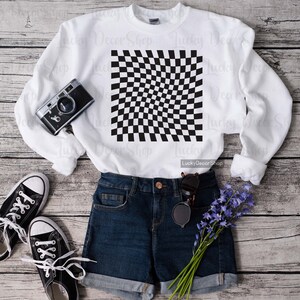 Wavy Checkered Svg, Checkerboard Svg, Checkered Pattern Svg, Wrap ...