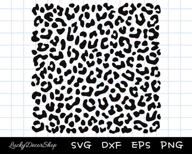 Leopard Pattern SVG Leopard SVG Animal Print Svg Cut Files - Etsy