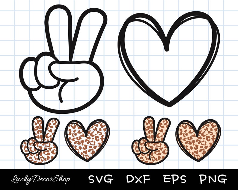 Peace Love Svg Peace Hand SVG Peace Sign Hand Symbol Peace - Etsy