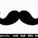 Mustache Svg, Mustache Cut File, Silhouette, Cricut, Svg,png,dxf, Eps ...