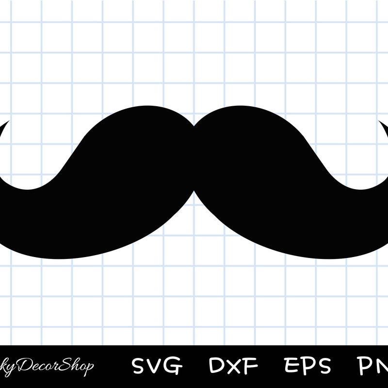 Mustache Clip Art - Etsy
