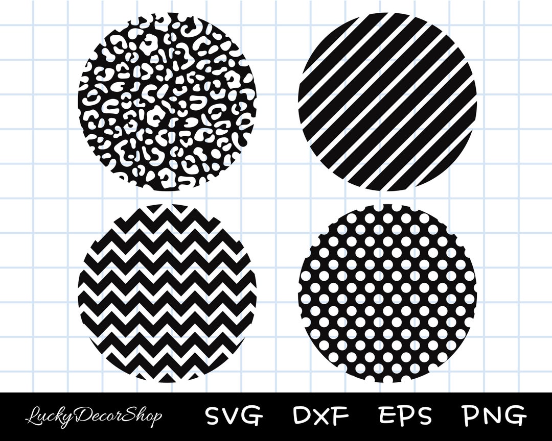 Circle Svg, Circle Cut Files, Circle Pattern Svg, Instant Download ...