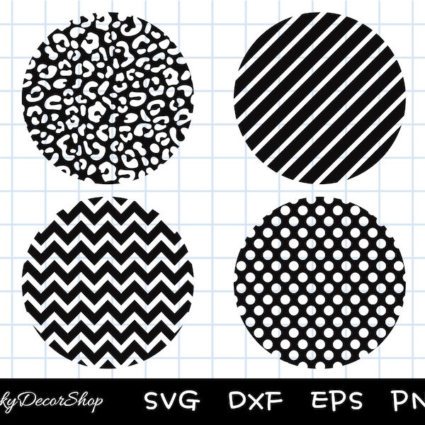 Circle Patterns Svg - Etsy