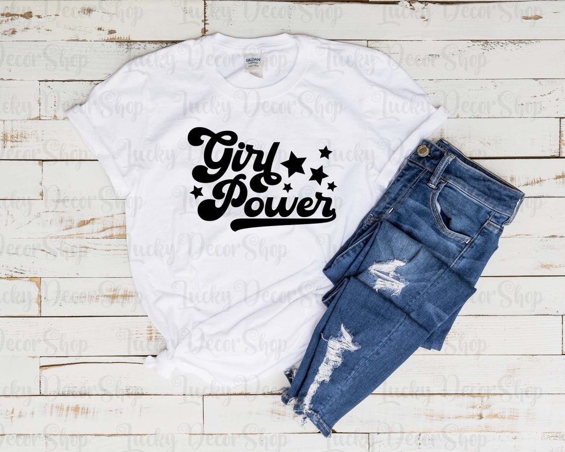 Girl Power Svg GRL PWR SVG Girls Tshirt Silhouette Cricut - Etsy