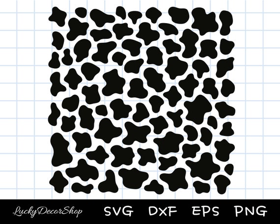 COW Pattern SVG COW Pattern Cut Files Silhouette Cricut | Etsy