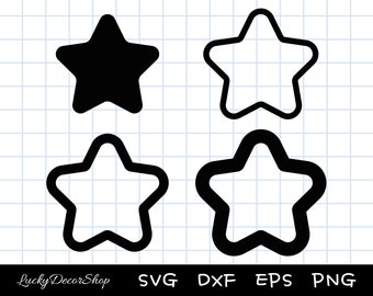 Star SVG, PNG, EPS, Jpg Digital Download - Etsy