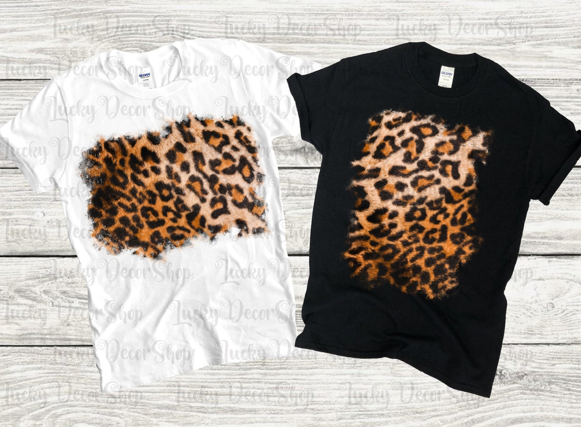 Distressed Leopard PNG Sublimation Design Sublimation - Etsy