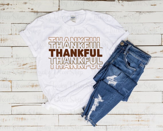 Thankful SVG Thanksgiving SVG Fall Svg Thankful Svg Shirt | Etsy