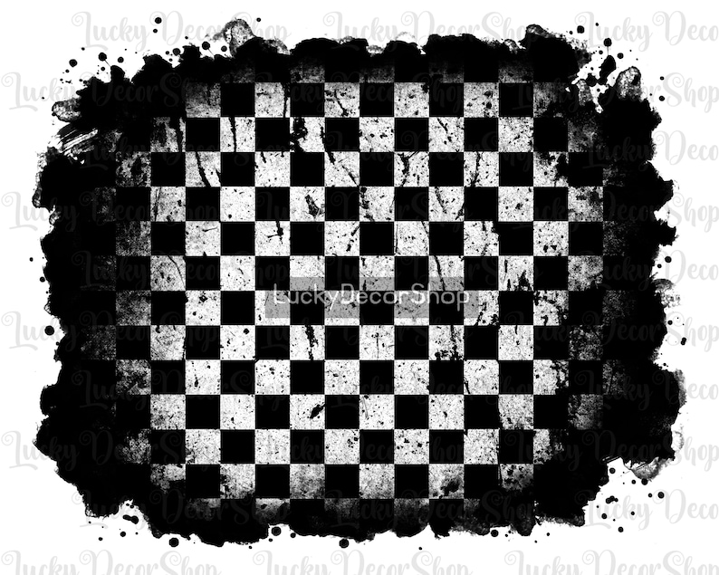 Checkered Flag Background Png Grunge Race Flag Sublimation - Etsy