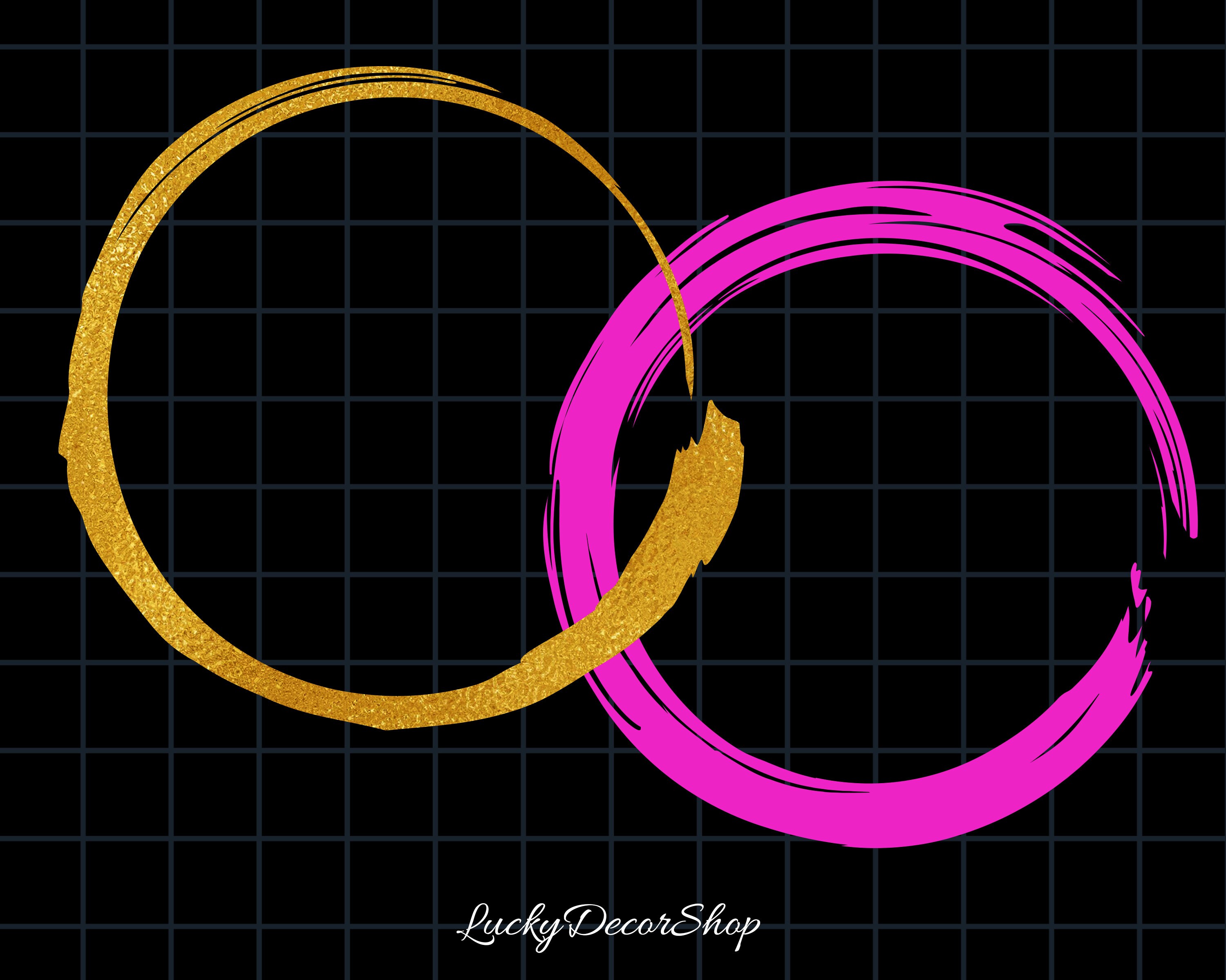 Distressed Circle SVG Circle Brush Grunge Svg Grunge Frame - Etsy