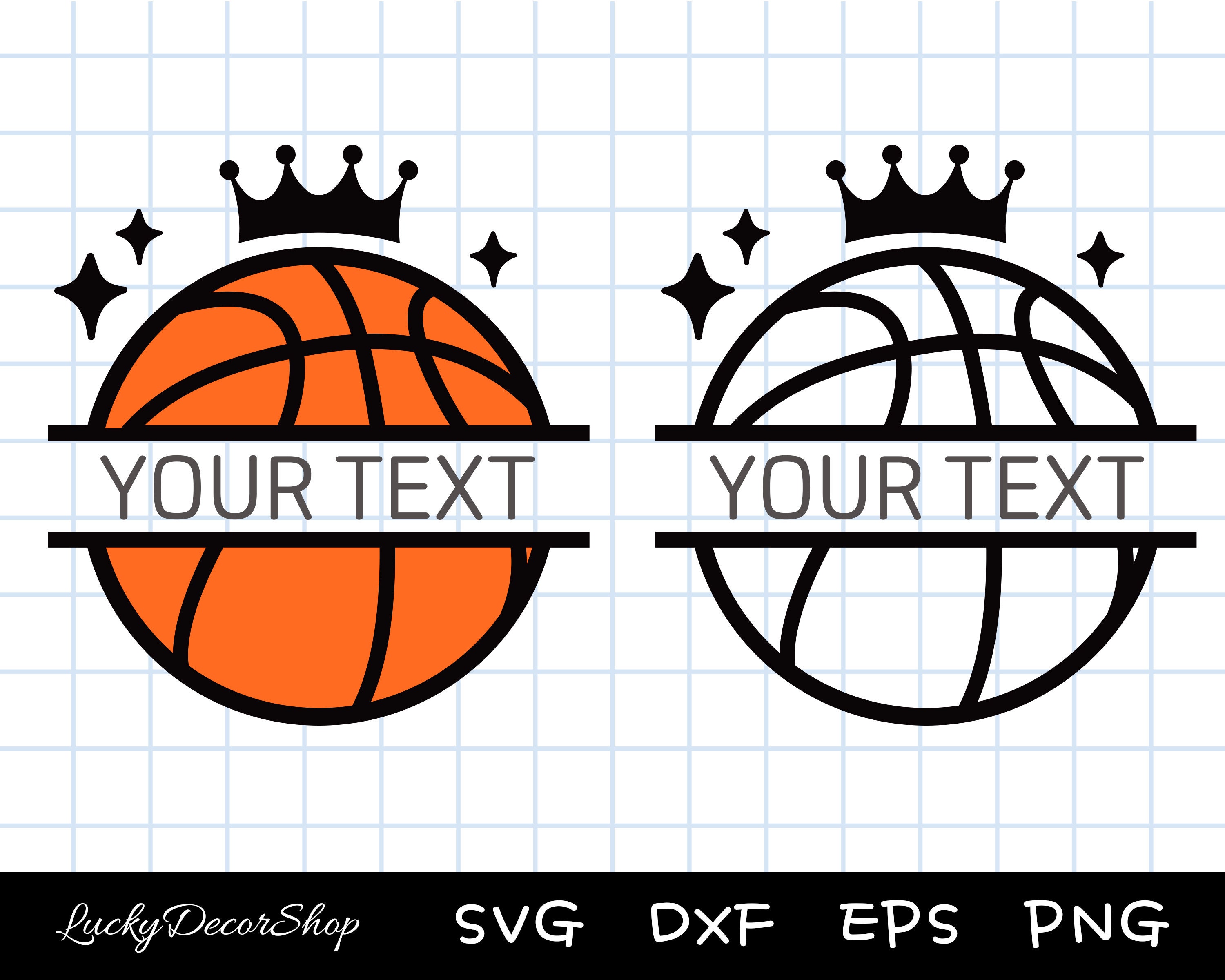 Basketball SVG Frame Basketball Svg Personalized Basketball | Etsy