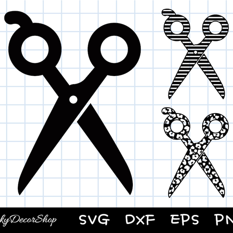 Hair Scissors Svg - Etsy