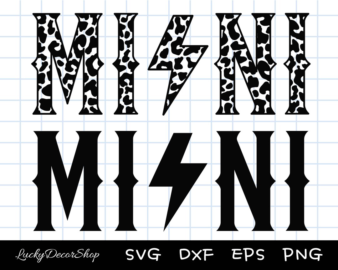 Leopard Print "mini" SVG Cut File: Cricut, Silhouette, and More ...
