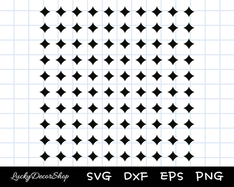 Diamond Pattern Svg Sparkle Pattern Svg Pattern Svg Cut - Etsy
