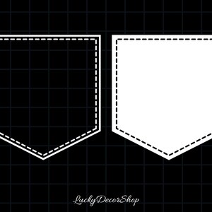 Shirt Pocket SVG Cut File: Cricut, Silhouette (digital Download) - Etsy